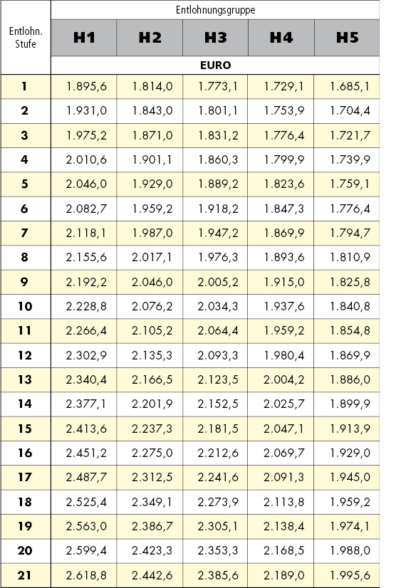 Gehaltsabschluss 2019 | FSG - Polizeigewerkschaft